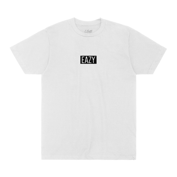 Eazy Box Logo White Tee – G-Eazy.com